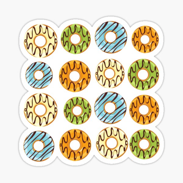 Pegatina «Día Nacional de la Dona - Paquete de Donas» de TrueWorth ...