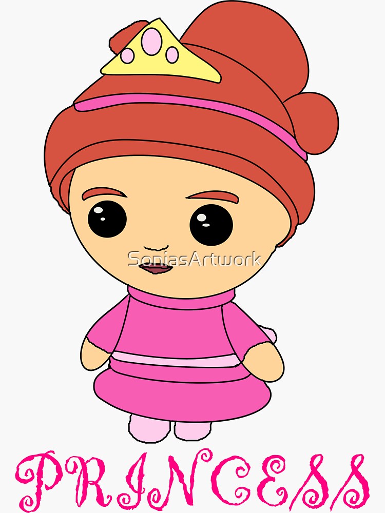 "Pink Princess" Sticker for Sale by SoniasArtwork | Redbubble