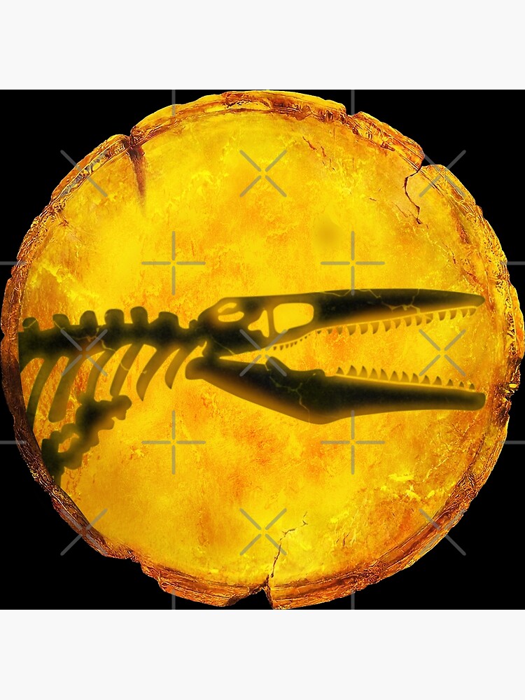 "logo Mosasaurus amber" Poster for Sale by OniPunisher | Redbubble