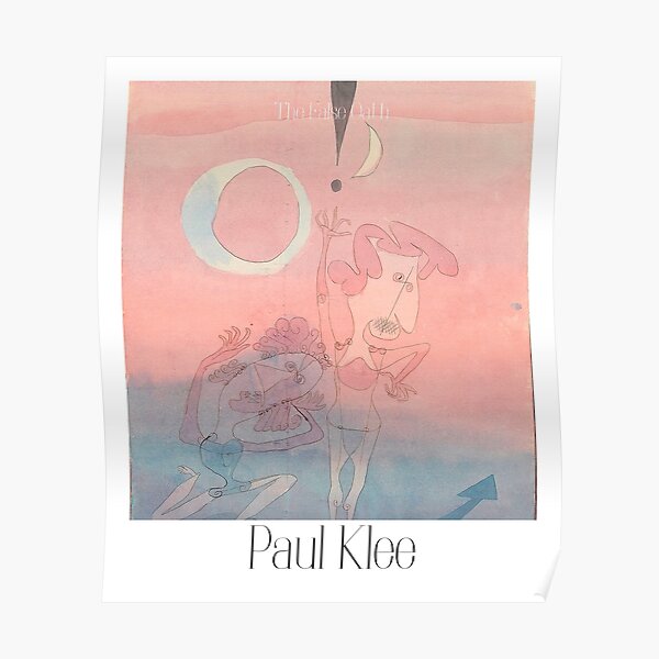 "The False Oath paining by Paul Klee." Poster for Sale by AdiiraDesigns ...