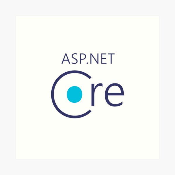"ASP.NET Core logo" Art Print for Sale by columan | Redbubble