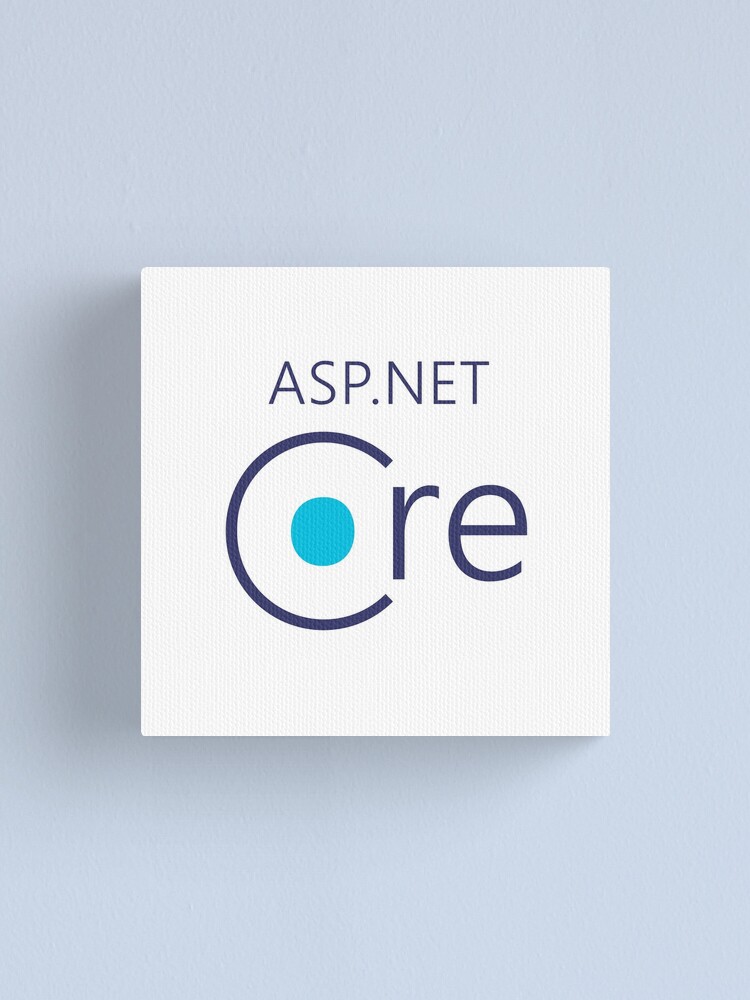 "ASP.NET Core logo" Canvas Print for Sale by columan | Redbubble