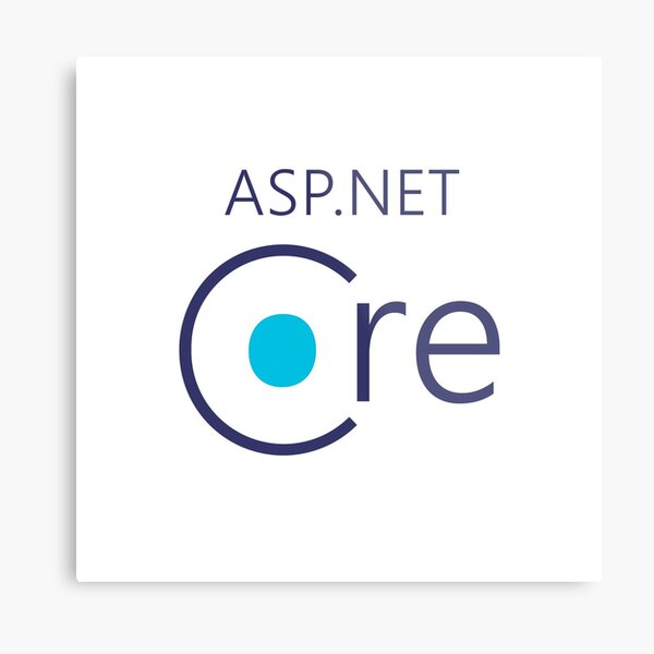 "ASP.NET Core logo" Metal Print for Sale by columan | Redbubble