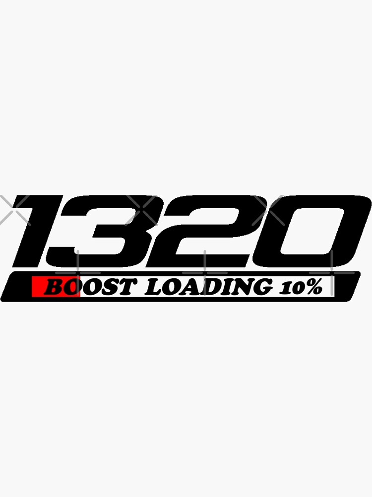 "1320 Drag Racing" Sticker by DigiArtza | Redbubble