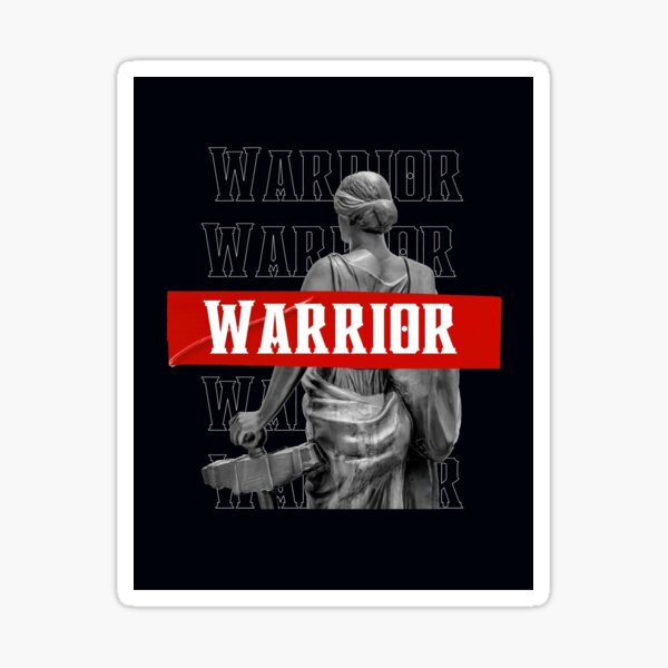 "Warrior" Sticker for Sale by JZCustom-2022 | Redbubble