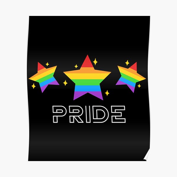 "Pride Month Star LGBTQ" Poster for Sale by BufFord71 | Redbubble
