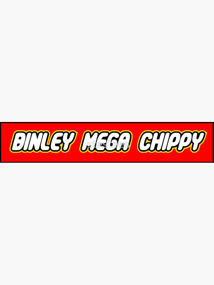 "Binley Mega Chippy" Sticker for Sale by stestees | Redbubble