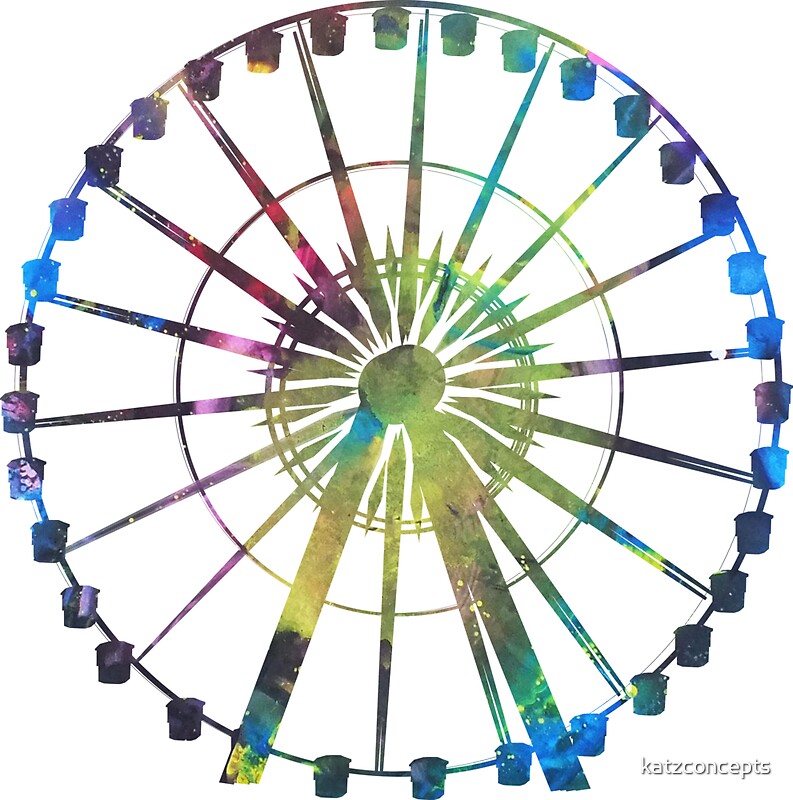 Ferris Wheel: Stickers | Redbubble