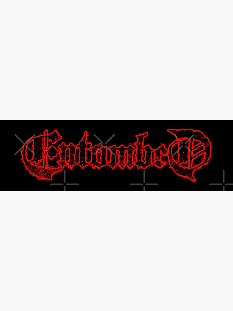 "Entombed Band Logo Blood Red" Poster for Sale by SihnoXOnhis | Redbubble