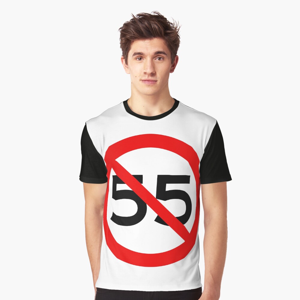 "NO 55 mph Speed Limit" Sticker for Sale by CoolCarVideos | Redbubble