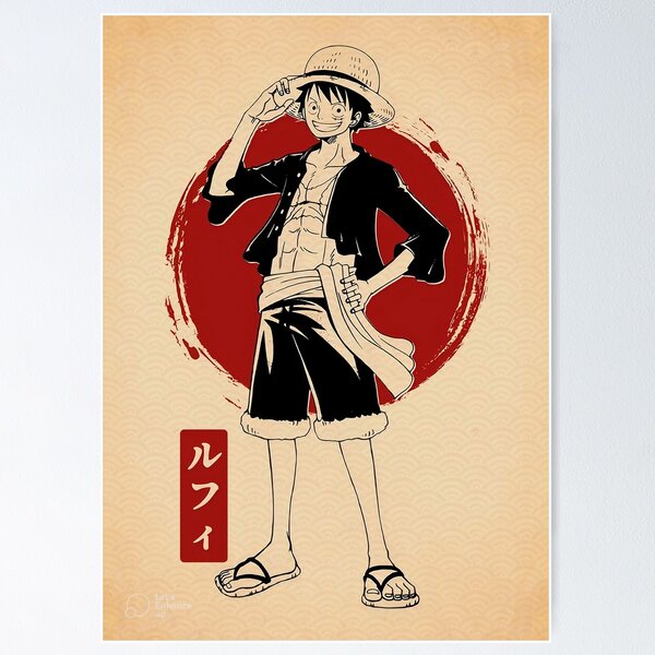 "Luffy One Piece Anime" Poster for Sale by PatelRobles | Redbubble