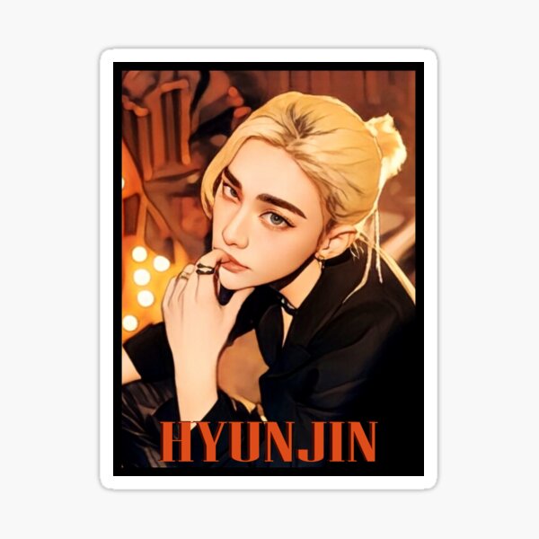"Stray Kids Circus Japanese CB Hyunjin" Sticker for Sale by LiveKpop ...