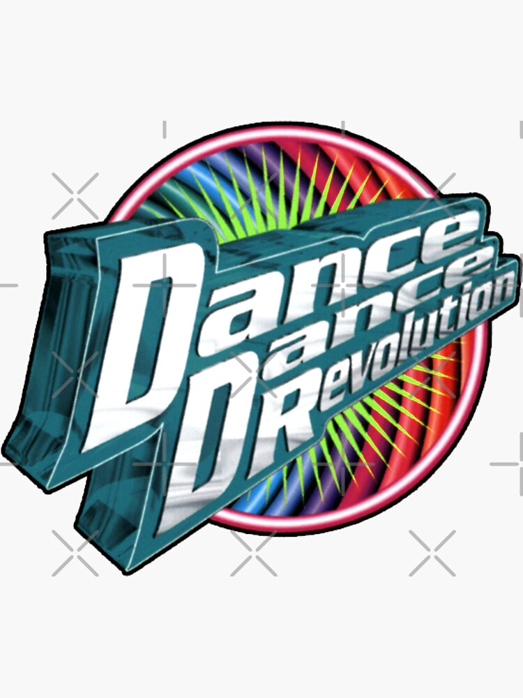 "Dance Dance Revolution" Sticker for Sale by masylom | Redbubble