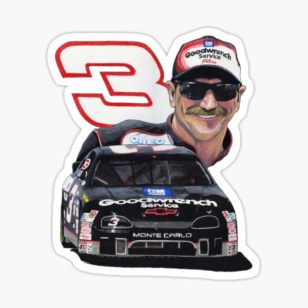 "Dale Earnhardt Champion - Dale Earnhardt Wrangler" Sticker von Samael ...