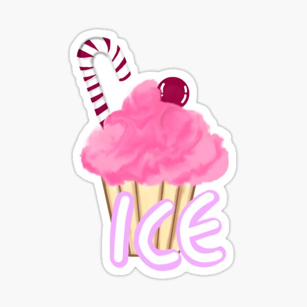 "Ice " Sticker for Sale by SabreenAmeera | Redbubble