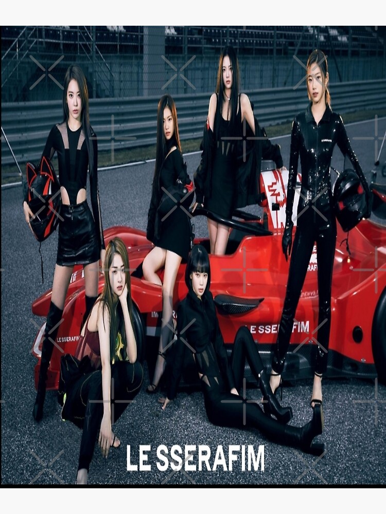 " lesserafim members " Poster by cooltific | Redbubble