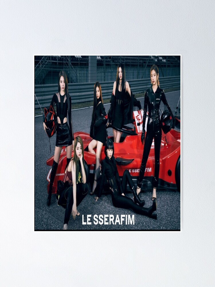 " lesserafim members " Poster by cooltific | Redbubble