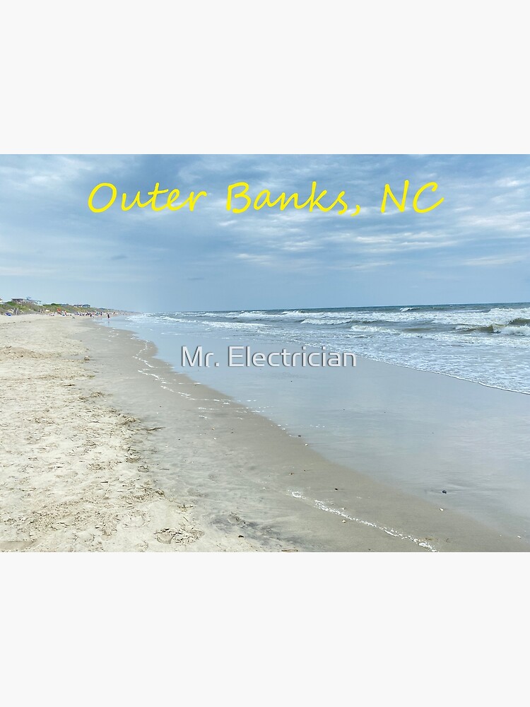 "Low Tide Empty Beach Outer Banks" Poster for Sale by MVdirector ...
