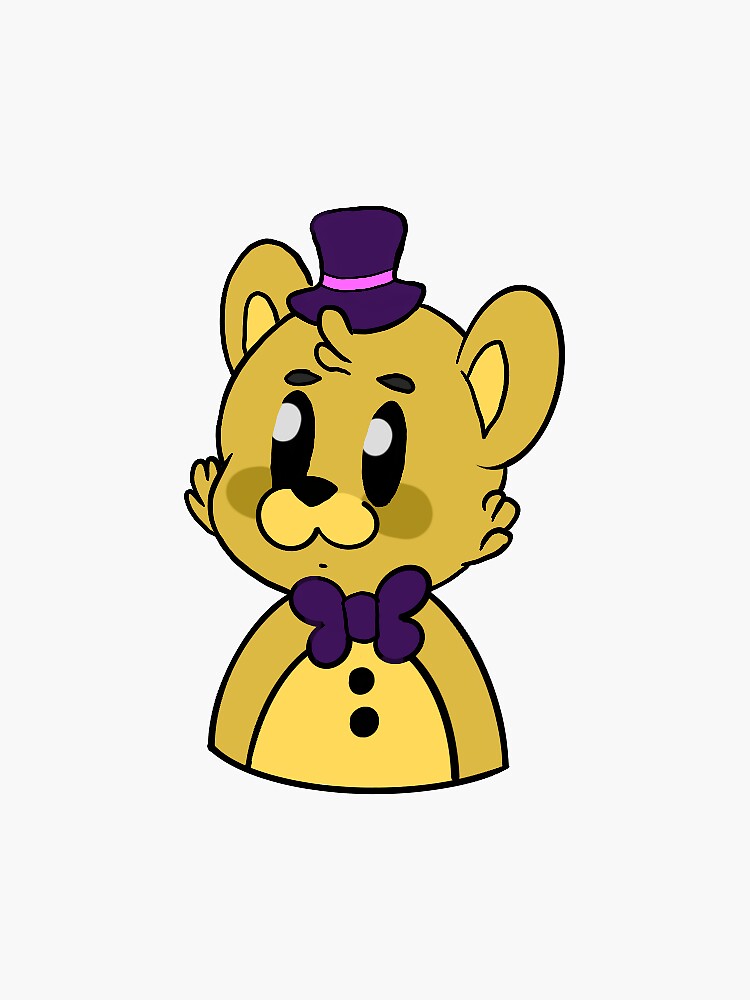 "The Golden Teddy" Sticker for Sale by GothamPanda | Redbubble