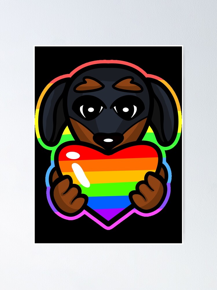 "Pup Pride" Poster for Sale by CutestWieners | Redbubble