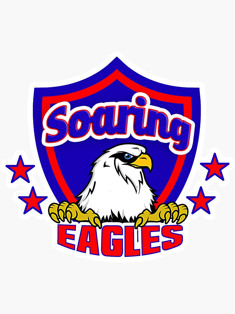 "Soaring Eagles Logo" Sticker for Sale by SoaringEagles | Redbubble