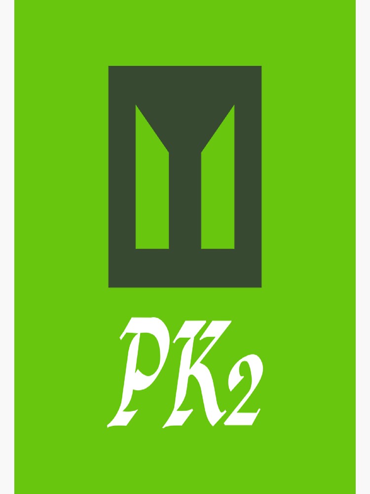 "pk2" Sticker for Sale by SamerJ17 | Redbubble