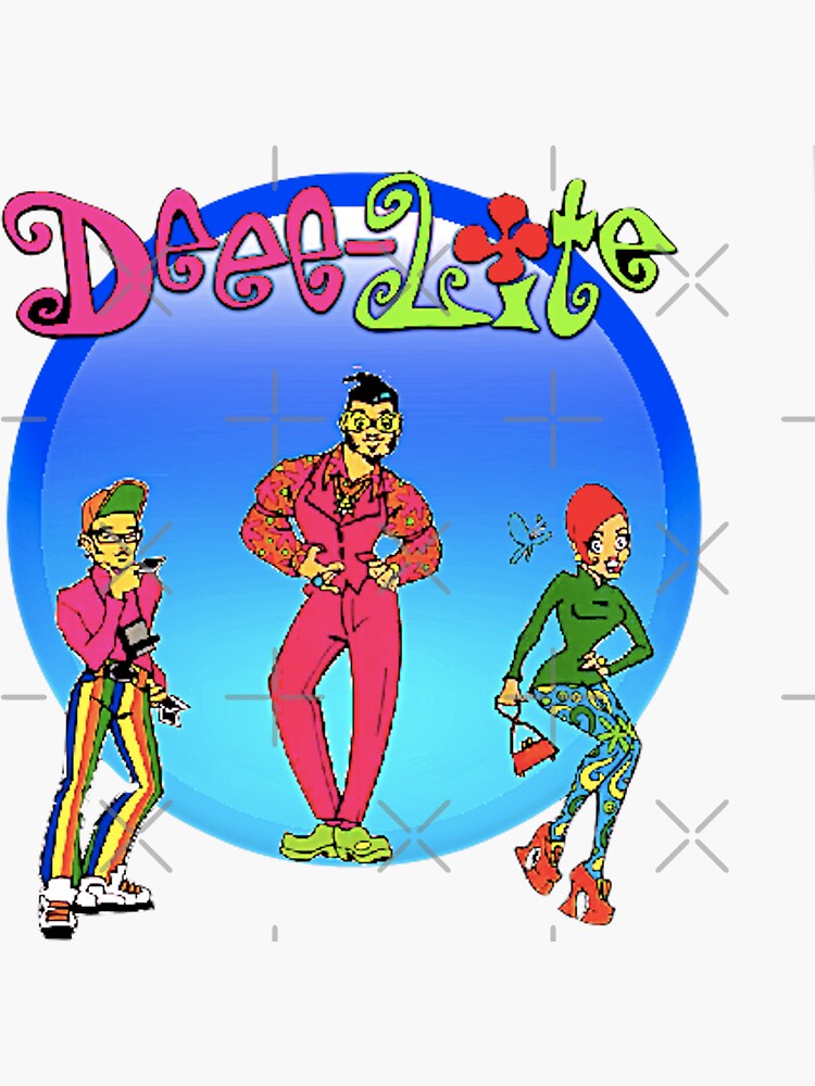 "DEEE-LITE ANIMATION BALL" Sticker for Sale by promoboy | Redbubble