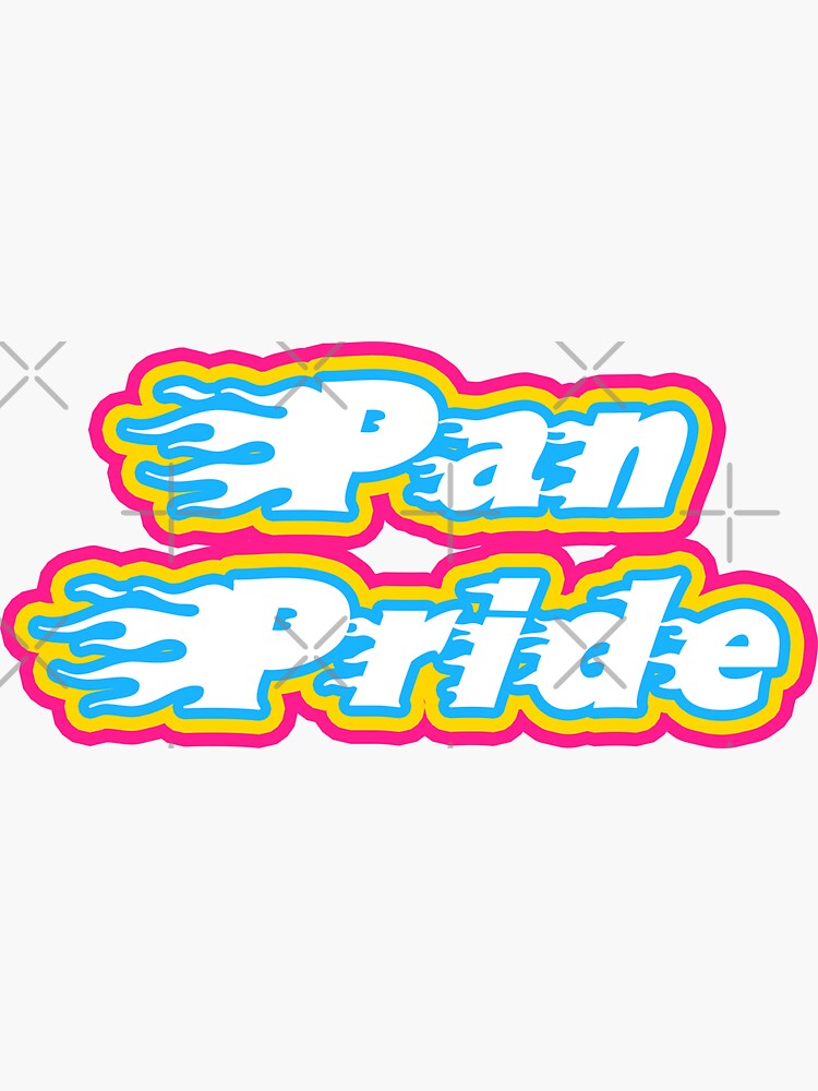 "Pan Pride" Sticker for Sale by Charislit | Redbubble