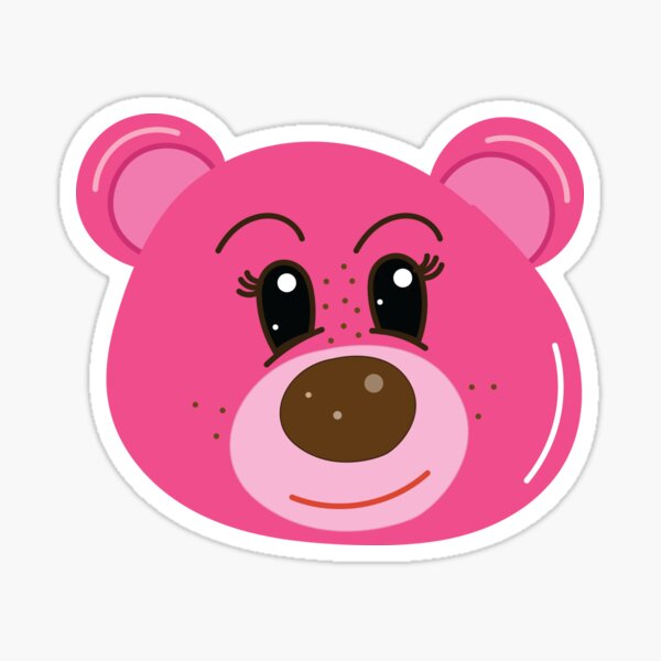 "pink teddy bear" Sticker for Sale by erosha | Redbubble