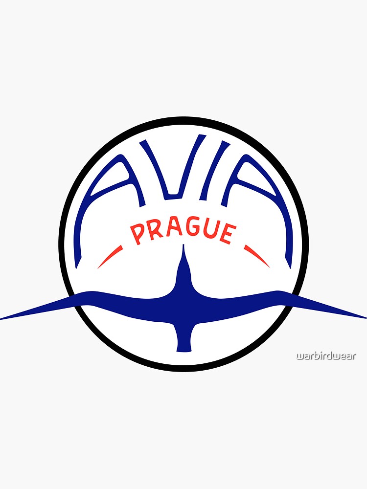"Avia Aircraft Logo" Sticker for Sale by warbirdwear | Redbubble