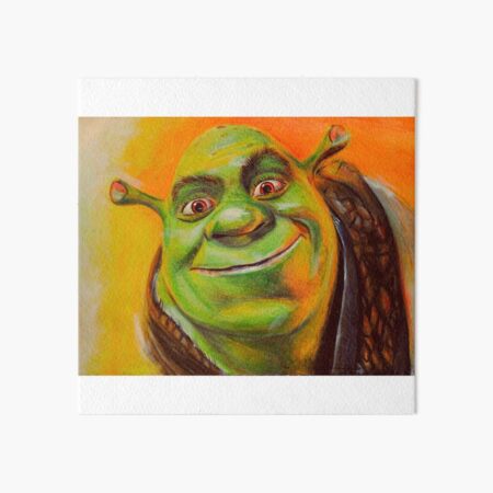 "Pencil Drawing Shrek Related" Art Board Print by Morphey22 | Redbubble
