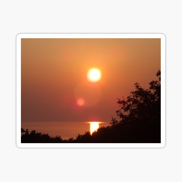 "Sunset Lens Flare" Sticker for Sale by forcryinoutloud | Redbubble