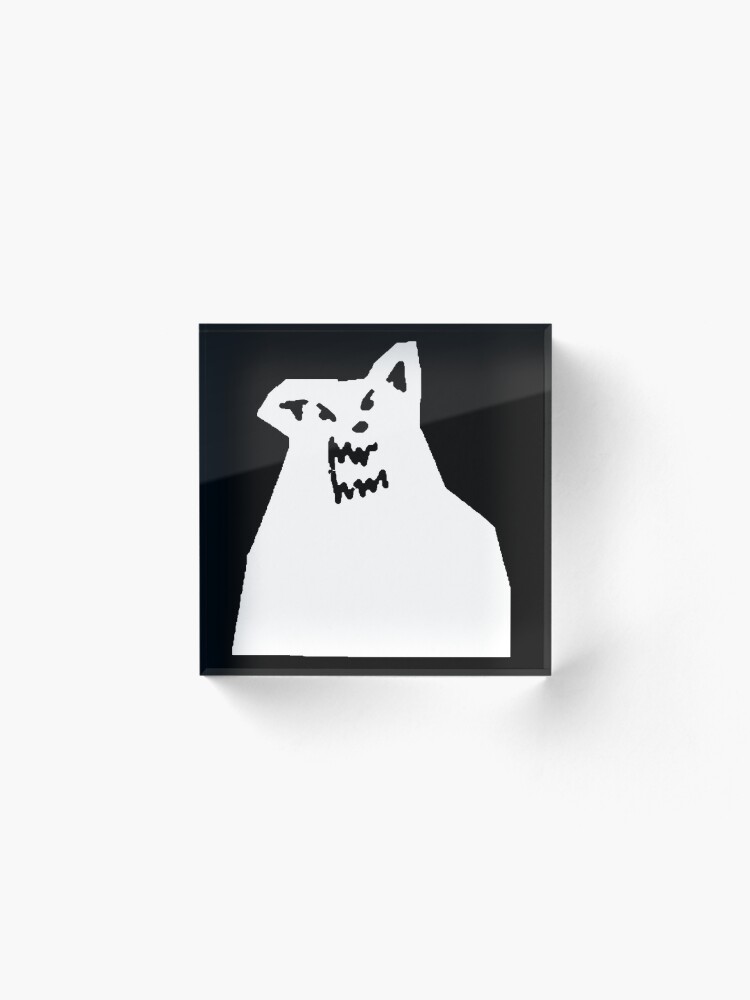 "Russ Diemon - There's Really A Wolf Album Cover [WHITE]" Acrylic Block ...