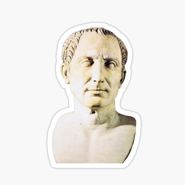 "Julius Caesar Emperor of Rome" Sticker for Sale by arkitekta | Redbubble