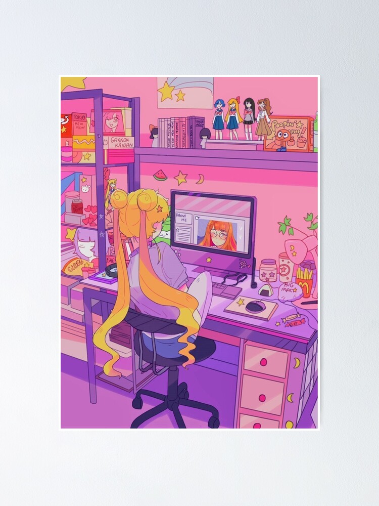 "Sailor moon Room" Poster for Sale by I-Lov3-Anime | Redbubble