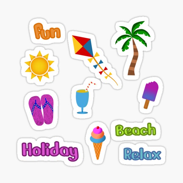 "Summer, the best season Stickers." Sticker for Sale by SunriseD ...