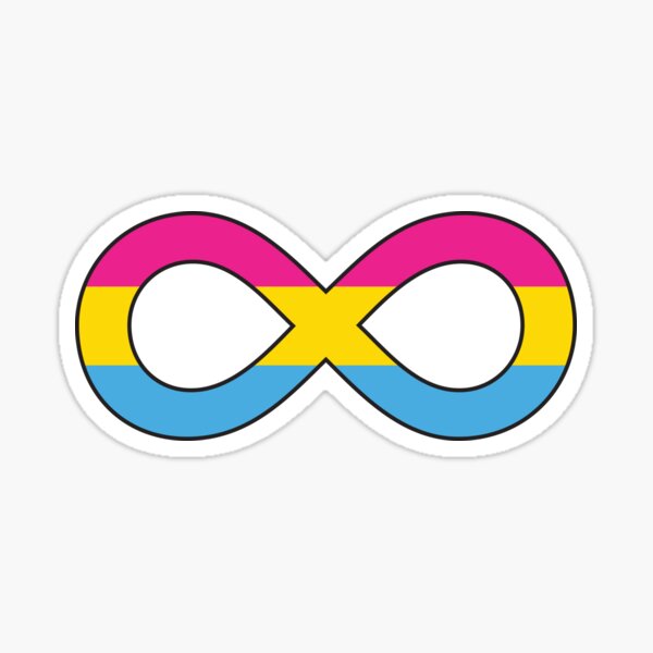 "Infinity - Pan" Sticker for Sale by LovetannCreate | Redbubble