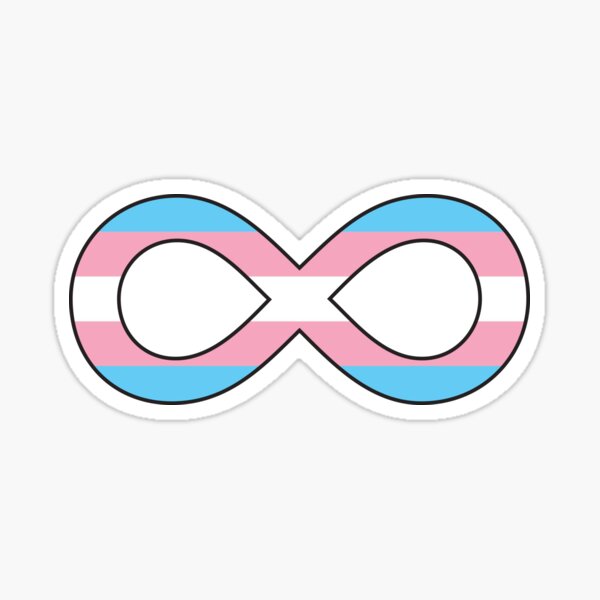 "Infinity - Trans" Sticker for Sale by LovetannCreate | Redbubble