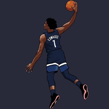 "Anthony Edwards Vector Dunk Qiangy" Sticker for Sale by qiangdade ...