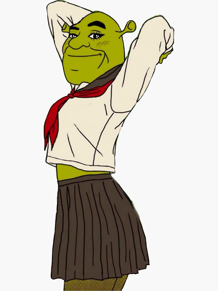"Shrek Meme" Sticker by Morphey22 | Redbubble