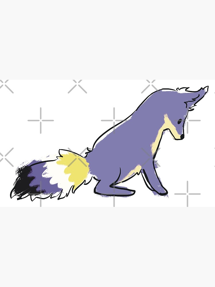 "nonbinary fox | subtle pride flag" Poster for Sale by sunfloras ...