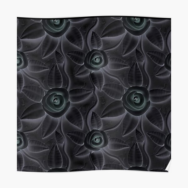 "Shadow Roses" Poster for Sale by RayneMoonchild | Redbubble