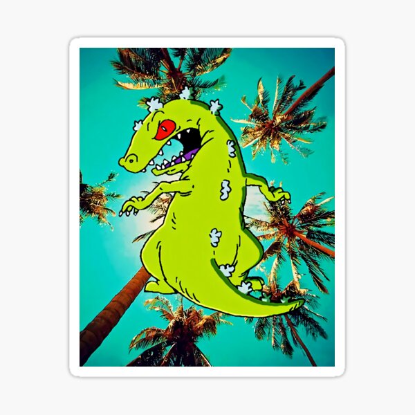 "Rex Reptar" Sticker for Sale by katerindied | Redbubble