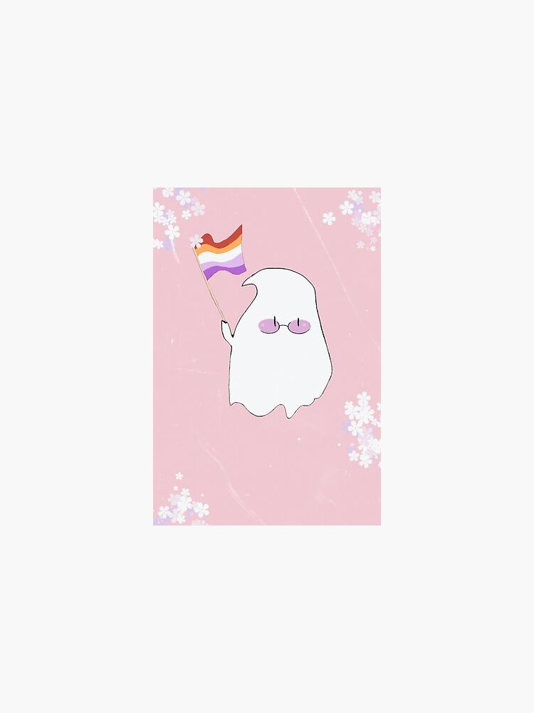 "LGBTQ+ series of Ghosts - Lesbian pride" Sticker for Sale by ...