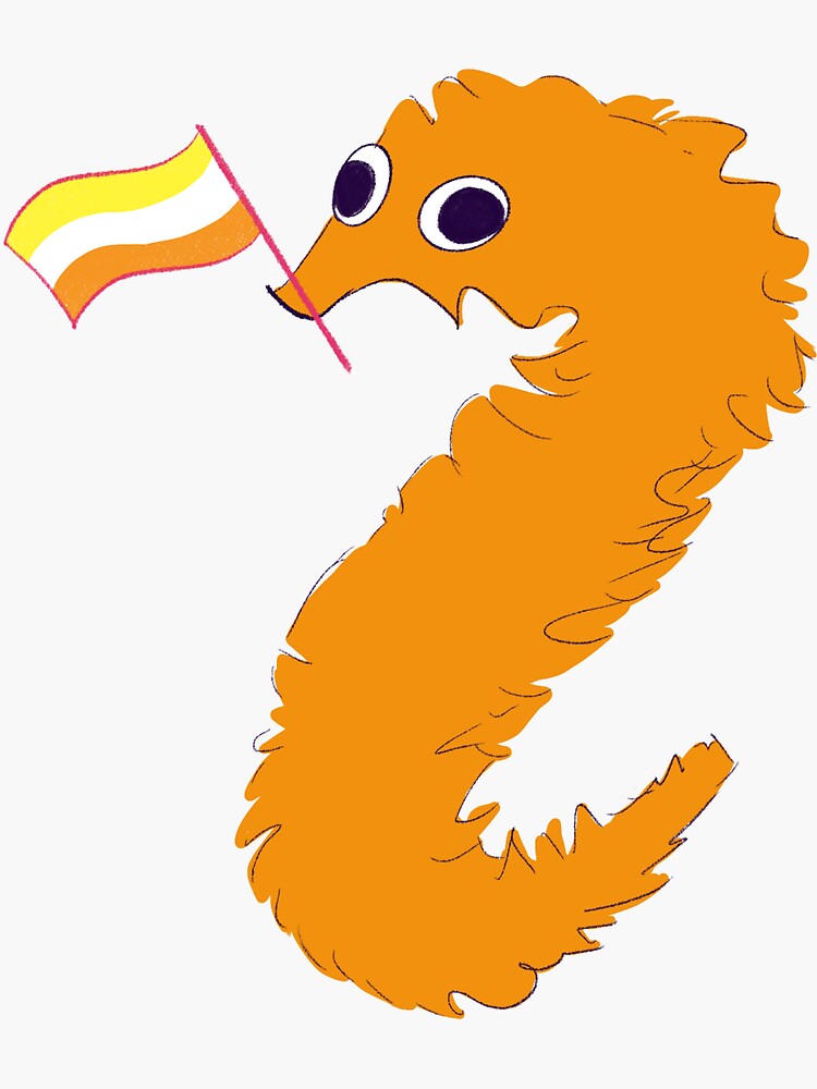 "Maverique Pride Werm" Sticker for Sale by PastaPangolin | Redbubble