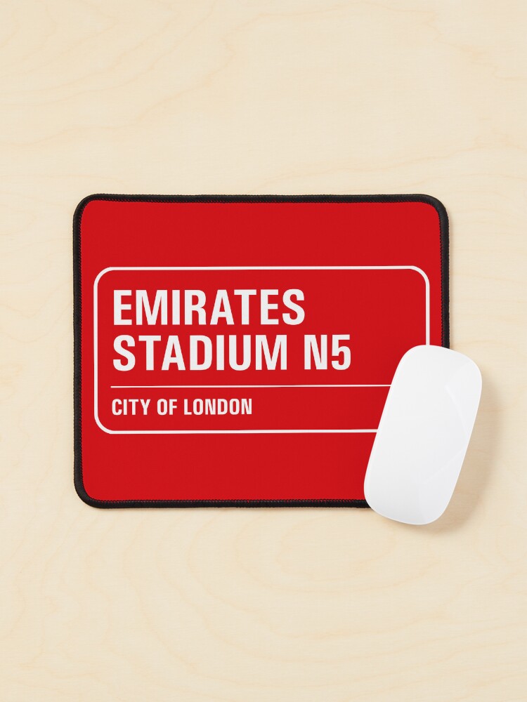 "Arsenal - Emirates Stadium Street Sign" Mouse Pad for Sale by ...