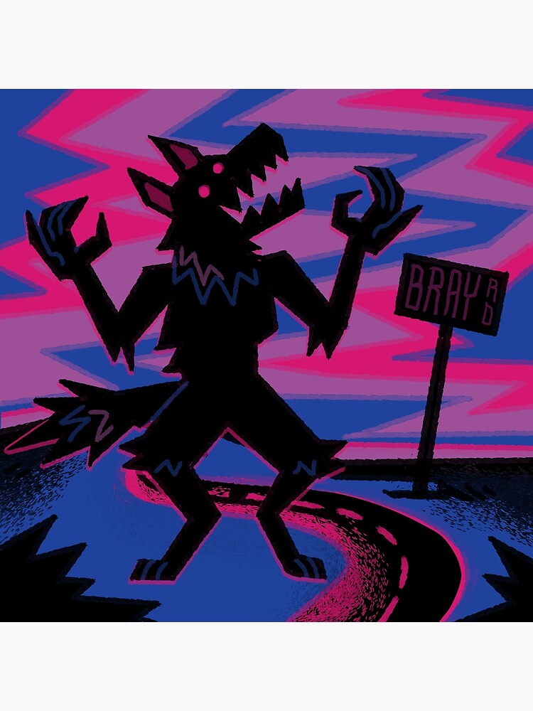 "Bisexual Pride Beast of Bray Road" Poster for Sale by whatthehaxx ...