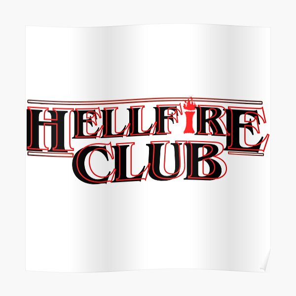 "Hellfire Club Stranger Things" Poster for Sale by Stickerm4ni4 | Redbubble