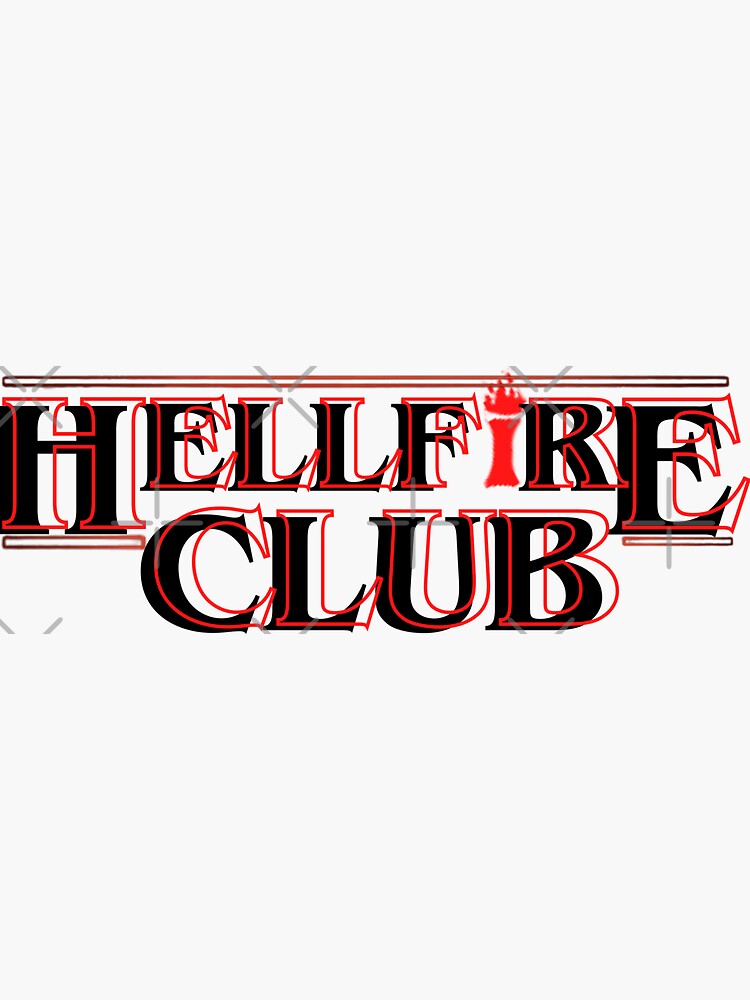 "Hellfire Club Stranger Things" Sticker for Sale by Stickerm4ni4 ...