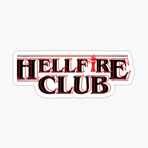"Hellfire Club Stranger Things" Sticker for Sale by Stickerm4ni4 ...
